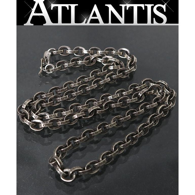 CHROME HEARTS 銀座店 クロムハーツ ペーパーチェーン ネックレス 20インチ メンズ シルバー SV925 100126 ...