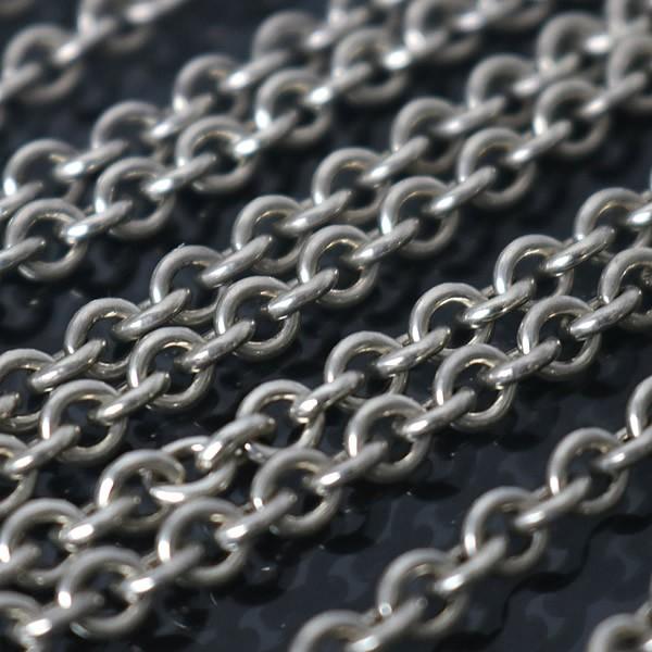 CHROME HEARTS 銀座店 クロムハーツ NEチェーン ネックレス 30インチ メンズ シルバー SV925 100743 ...