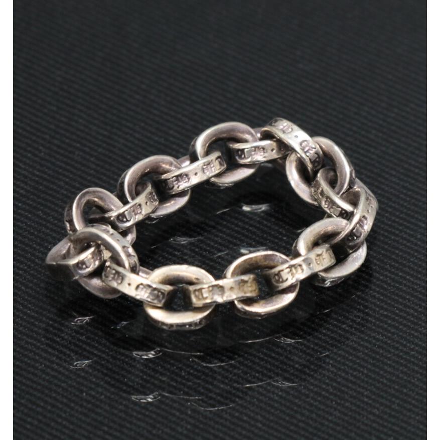 CHROME HEARTS 銀座店 クロムハーツ ペーパーチェーン リング 指輪 メンズ シルバー SV925 約12.5号 100831 ...