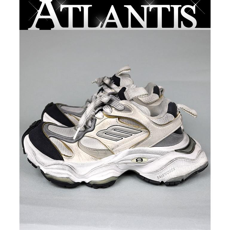 BALENCIAGA 銀座店 バレンシアガ CARGO スニーカー size:35 黒/シルバー 101050 : atlantis - 通販 ...