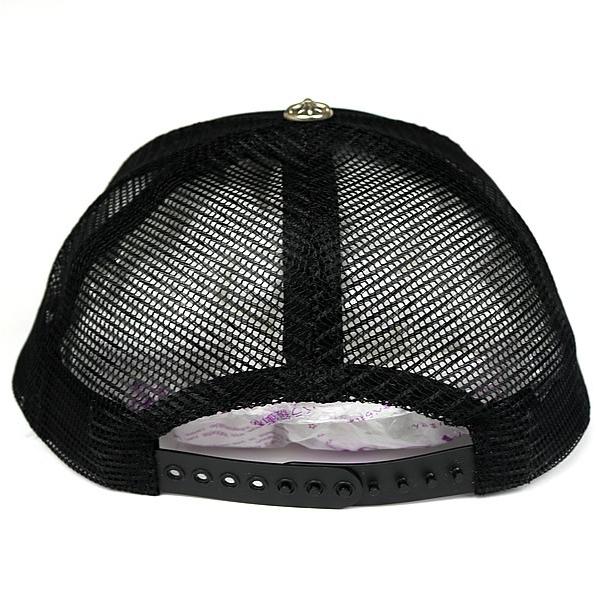 CHROME HEARTS 銀座店 クロムハーツ 美品 【CH】 トラッカーキャップ 帽子 メンズ シルバー SV925 黒 101161 ...