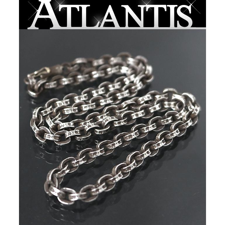 CHROME HEARTS 銀座店 クロムハーツ ペーパーチェーン ネックレス 18インチ メンズ シルバー SV925 101220 ...