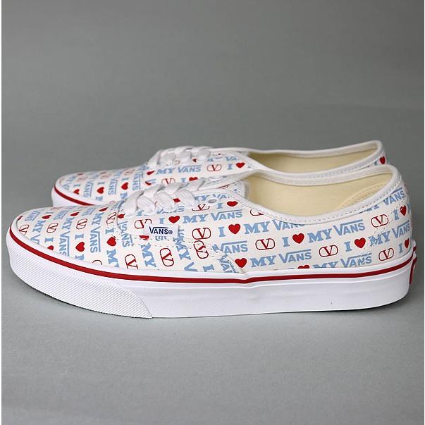 VALENTINO 銀座店 ヴァレンティノ 新品 × バンズ VANS 総柄 スニーカー 靴 メンズ size:26.5cm 白系/マルチ ...