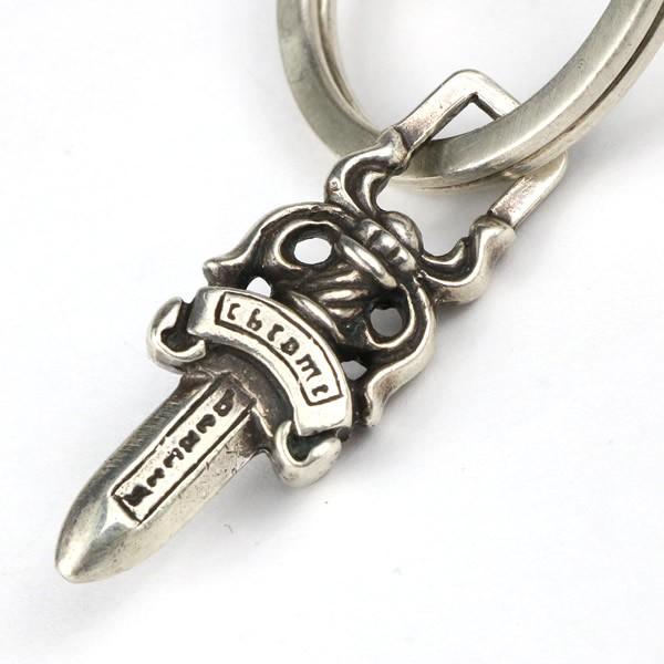 CHROME HEARTS 銀座店 クロムハーツ ラージクロス スプリット ダガー キーリング メンズ シルバー SV925 103601 ...