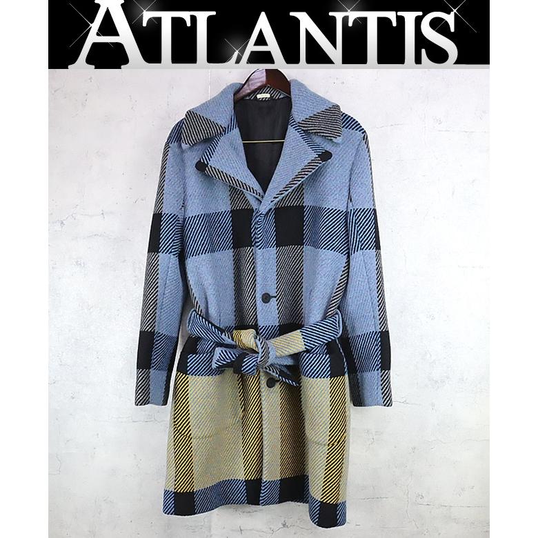 【広尾店】 美品 フェンディ FENDI チェックコート ジャケット アウター Size:48 【13313】 : atlantis - 通販 - Yahoo!ショッピング