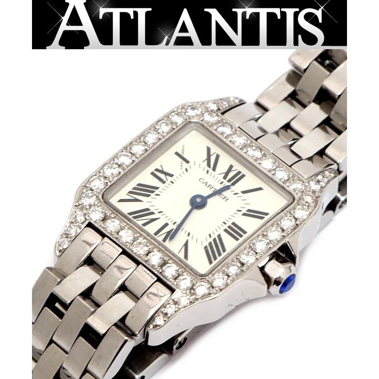 【広尾店】カルティエ Cartier サントスドゥモワゼル SM SS ベゼルアフターダイヤ 【13790】 : atlantis - 通販 ...