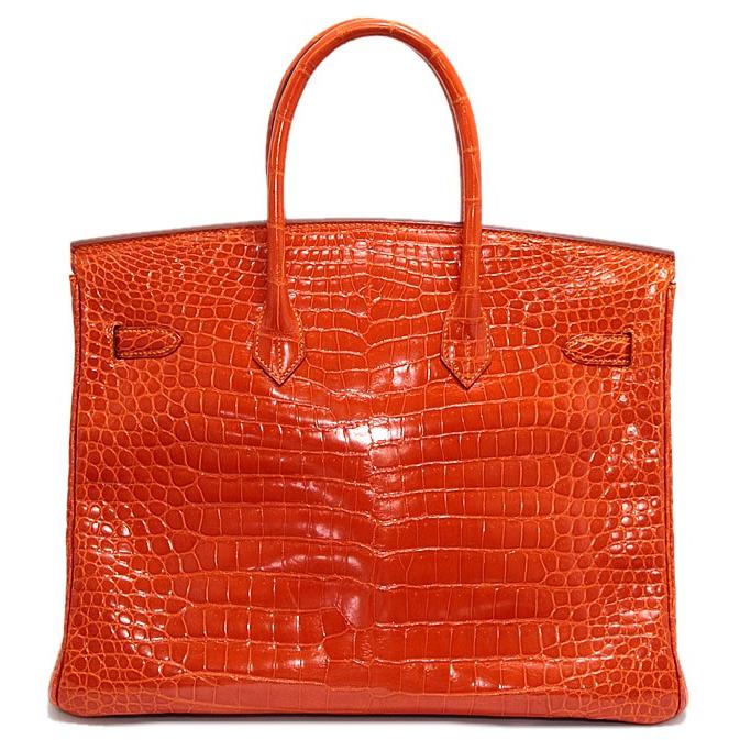 【広尾店】エルメス HERMES バーキン35 ハンドバッグ クロコ ポロサス G金具 A刻印 【13799】 : atlantis - 通販 ...