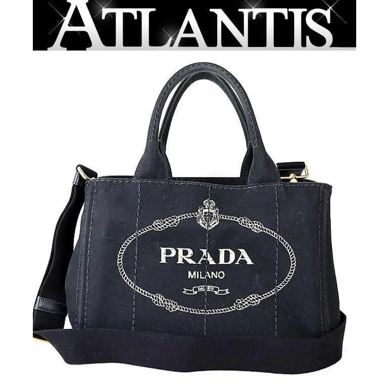 【広尾店】プラダ PRADA カナパ トートバッグ PM 2WAYバッグ キャンバス 黒 1BG439 【14018】 : atlantis - 通販 - Yahoo!ショッピング