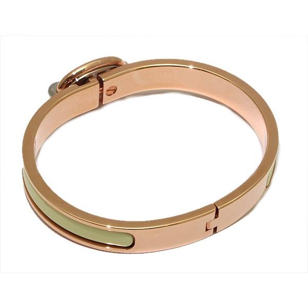 【広尾店】エルメス HERMES ミニクリックPM シェーヌダンクル バングル イエロー×ローズゴールド ※展示品 【14208 ...