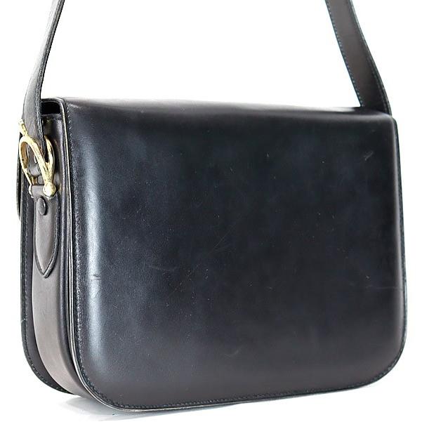 【広尾店】 セリーヌ CELINE ヴィンテージ 馬車金具 ショルダーバッグ レザー 黒 G金具 【14268】 : atlantis ...
