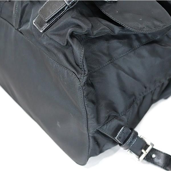 【広尾店】 プラダ PRADA Wポケット リュックサック バックパック 黒 ナイロン 【14285】 : atlantis - 通販 - Yahoo!ショッピング