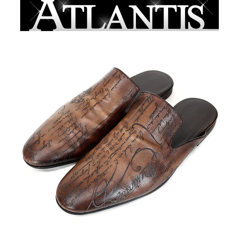 【広尾店】 ベルルッティ Berluti サイラス オマーン サマーシューズ カリグラフィティ レザー ブラウン 【14426】 : atlantis - 通販 - Yahoo!ショッピング