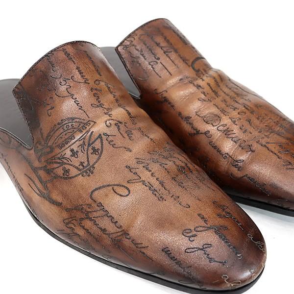 【広尾店】 ベルルッティ Berluti サイラス オマーン サマーシューズ カリグラフィティ レザー ブラウン 【14426】 : atlantis - 通販 - Yahoo!ショッピング