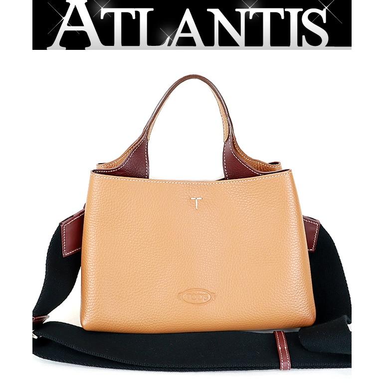 【広尾店】美品 トッズ TODS Tタイムレス マイクロ 2WAYバッグ ブラウン 【14532】 : atlantis - 通販 - Yahoo!ショッピング