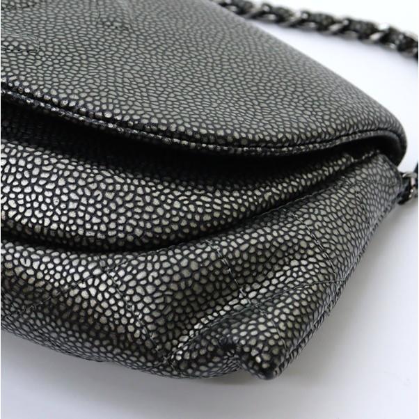 【広尾店】シャネル CHANEL ハーフムーン チェーンウォレット 財布 ソフトキャビアスキン シルバー 【15044】 : atlantis - 通販 - Yahoo!ショッピング