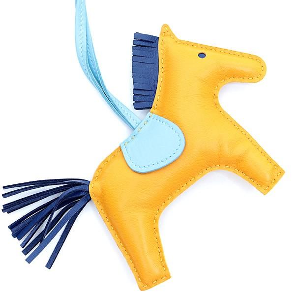 【広尾店】美品 エルメス HERMES ロデオチャーム MM イエロー系 A刻印 (2017年) 【15183】 : atlantis ...