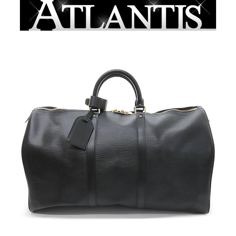 【広尾店】ルイヴィトン Louis Vuitton キーポル50 ボストンバッグ エピ 黒 M42962 【16541】 : atlantis - 通販 - Yahoo!ショッピング
