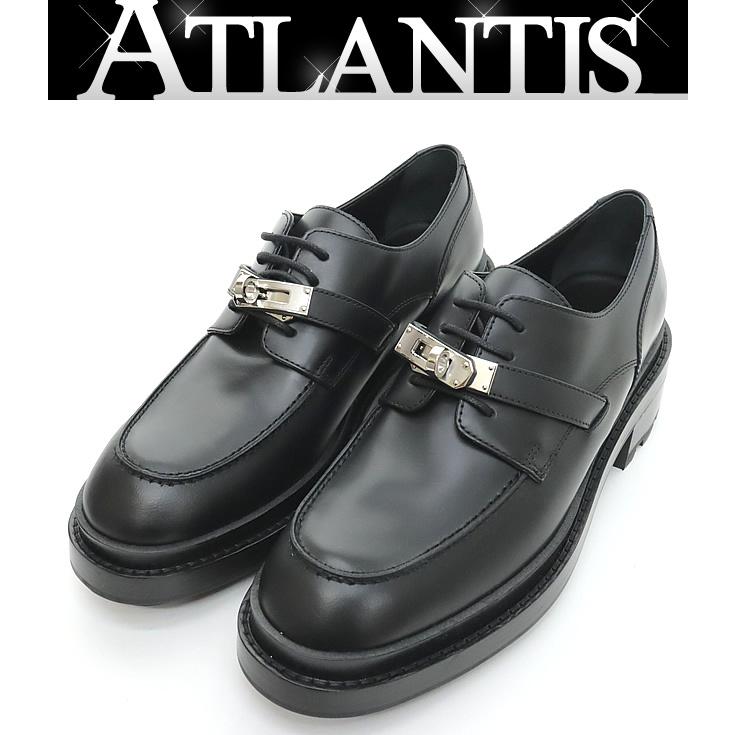 【広尾店】未使用品 エルメス HERMES ファーストケリー ローファー 厚底 黒 レザー SV金具 size:38 【16656】 : atlantis - 通販 - Yahoo!ショッピング