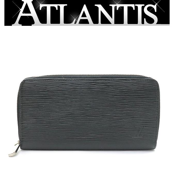 【広尾店】ルイヴィトン Louis Vuitton ジッピーウォレット ラウンドファスナー長財布 エピ ブラック SV金具 M61857 ...