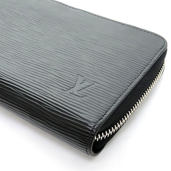 【広尾店】ルイヴィトン Louis Vuitton ジッピーウォレット ラウンドファスナー長財布 エピ ブラック SV金具 M61857 ...