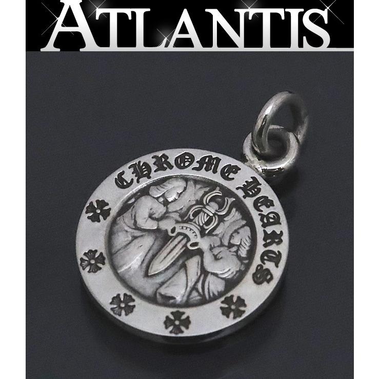 【広尾店】CHROME HEARTS クロムハーツ インボイス付き エンジェルメダル V2 チャーム ペンダント トップ シルバー SV925 【16844】 : atlantis - 通販 ...