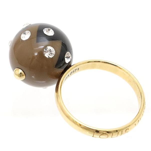 【広尾店】ルイヴィトン Louis Vuitton ボールライン リング ラインストーン 約12.5号 【16886】 : atlantis ...