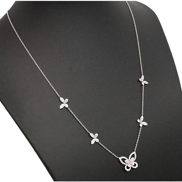 【広尾店】 極美品 グラフ GRAFF マルチ バタフライシルエット ダイヤモンドペンダント ネックレス K18WG D0.83ct 約5.85g 【16984】 : atlantis ...