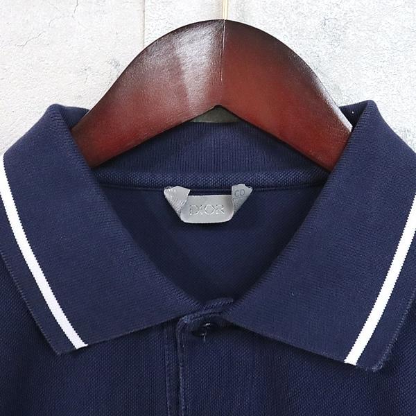 【広尾店】ディオール Dior Bee ポロシャツ メンズ ネイビー コットン100% size:M 【17979】 : atlantis ...