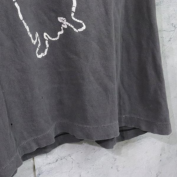 【広尾店】セントマイケル SAINT MICHAEL SS Tee HOPE SPRING ETERNAL Tシャツ グレー ダメージ加工 ...