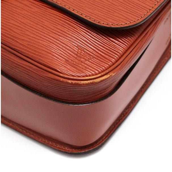 ルイヴィトン LOUIS VUITTON カルトシエール ショルダーバッグ エピ ケニアブラウン M52243 【64096 ...