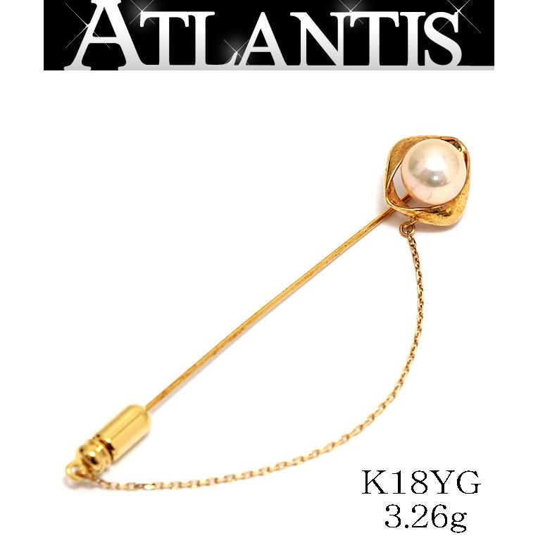 K18YG パール ピンブローチ 約3.26g 地金 【64414】 : atlantis - 通販 - Yahoo!ショッピング