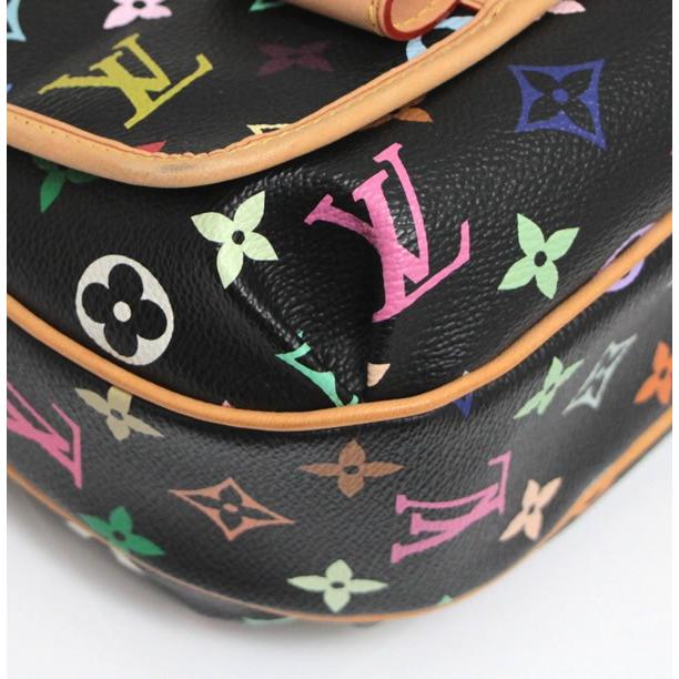 ルイヴィトン LOUIS VUITTON パティ ショルダーバッグ マルチカラ― 黒 M40306 【64764】 : 64764 ...