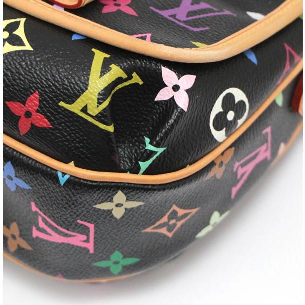 ルイヴィトン LOUIS VUITTON パティ ショルダーバッグ マルチカラ― 黒 M40306 【64764】 :64764 ...