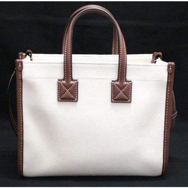 美品 バーバリー BURBERRY ミニフレヤトート ショルダーバッグ キャンバス×レザー 白×ブラウン 【64849】 : atlantis ...