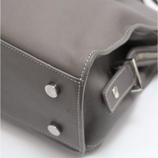 サンローランパリ SAINT LAURENT PARIS ベイビーカバス 2WAYバッグ レザー グレー 【65205】 : atlantis ...