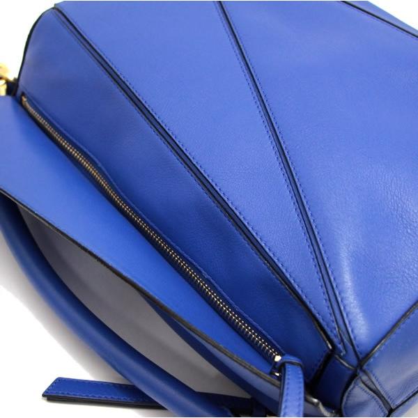 ロエベ LOEWE パズルバッグ ミディアム 2WAYバッグ レザー ブルー G金具 【65478】 : atlantis - 通販 ...