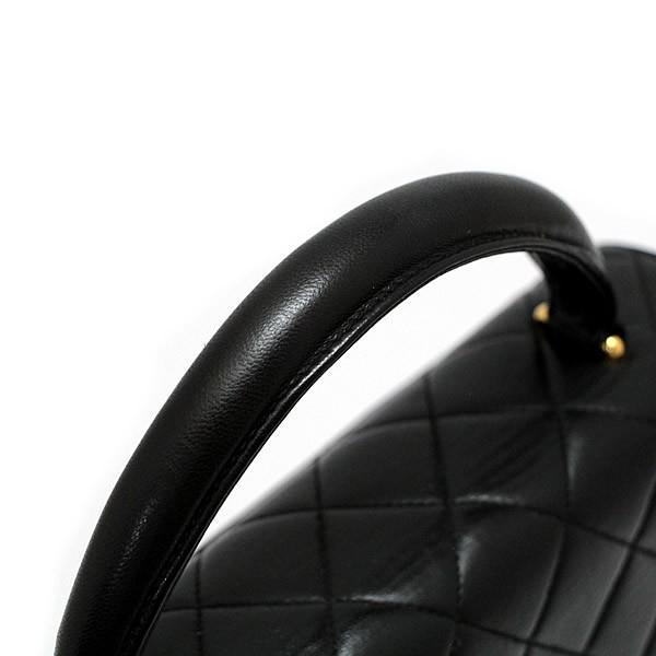 シャネル CHANEL マトラッセ トップハンドル ハンドバッグ スモール ラム 黒 G金具 【65613】 : atlantis - 通販 ...