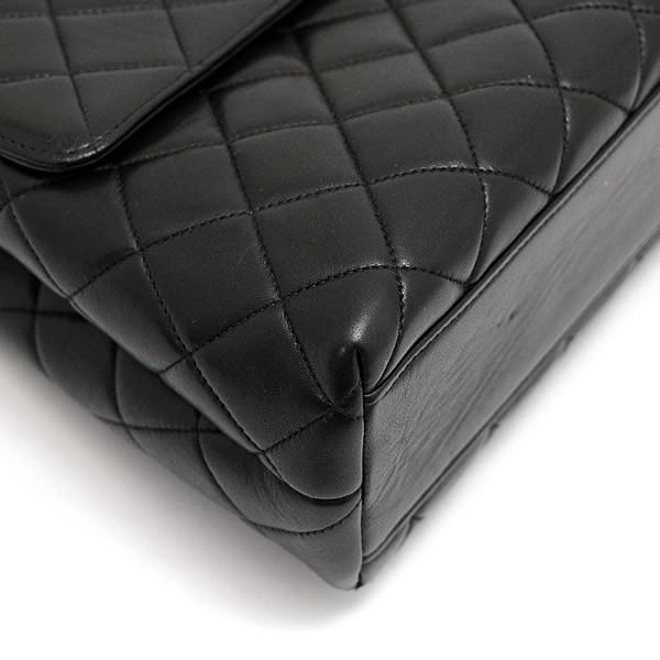 シャネル CHANEL マトラッセ トップハンドル ハンドバッグ スモール ラム 黒 G金具 【65613】 :65613:atlantis ...