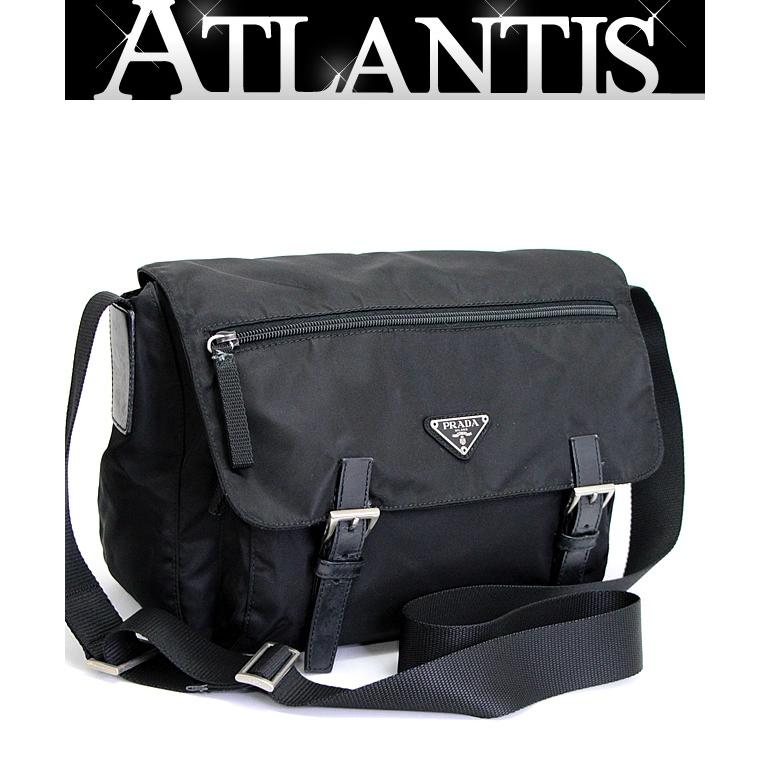 プラダ PRADA 三角ロゴ ショルダーバッグ ナイロン 黒 【66417】 : atlantis - 通販 - Yahoo!ショッピング