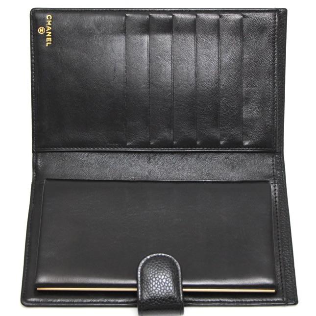 レア！ 極美品 シャネル CHANEL ココマーク がま口 長財布 キャビア 黒 6番台 【66597】 : atlantis - 通販 ...