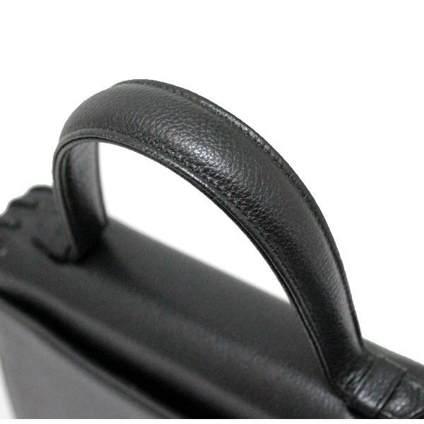 サンローランパリ SAINT LAURENT PARIS ヴィンテージ ハンドバッグ レザー 黒 【66821】 : atlantis ...