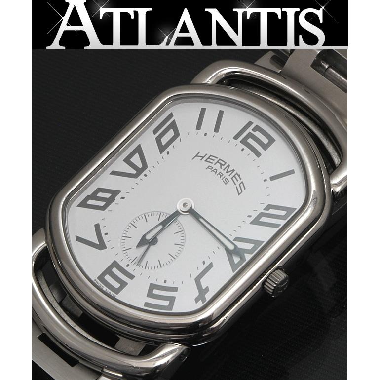 エルメス HERMES ラリー 白文字盤 腕時計 SS 電池式 RA1.810 【66878】 : atlantis - 通販 - Yahoo ...