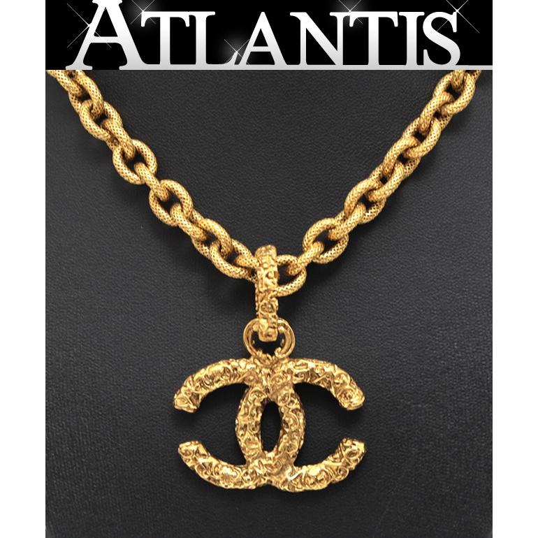 シャネル CHANEL ヴィンテージ ココマーク 溶岩 ネックレス ゴールド 43cm 93A 【66982】 : atlantis - 通販 ...