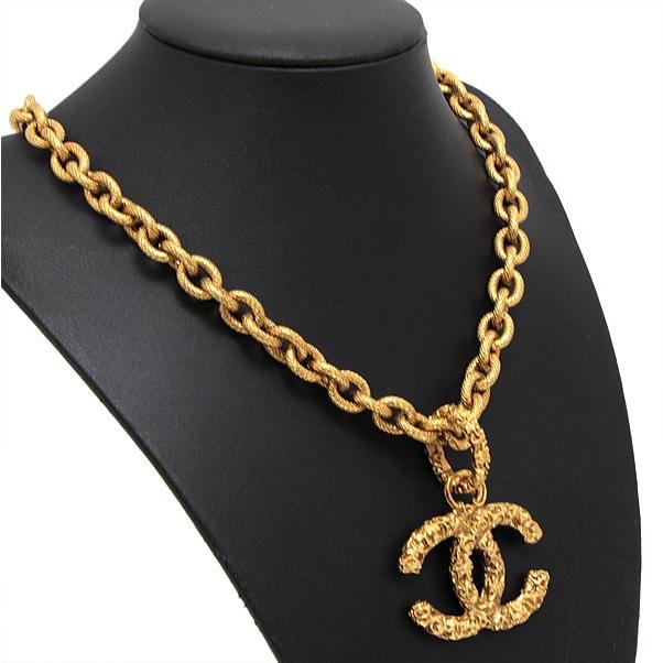 シャネル CHANEL ヴィンテージ ココマーク 溶岩 ネックレス ゴールド 43cm 93A 【66982】 : atlantis - 通販 ...
