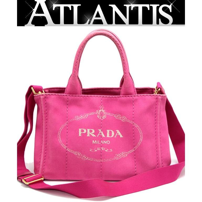 プラダ PRADA カナパ トートバッグ PM 2WAYバッグ ピンク キャンバス 【67046】 : atlantis - 通販 - Yahoo!ショッピング