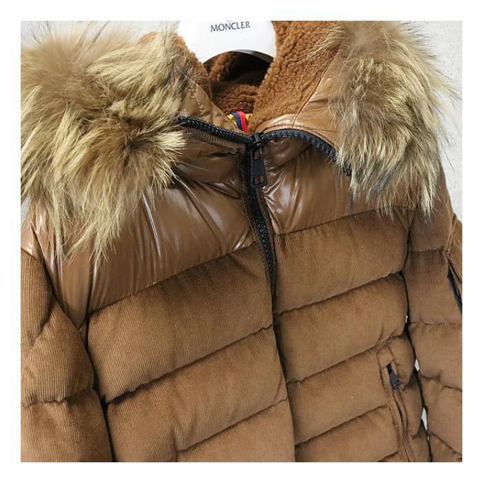 モンクレール Moncler RIVAS GIUBBOTTO ダウンジャケット メンズ ブラウン size2 【67421 ...