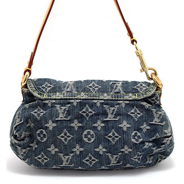 ルイヴィトン LOUIS VUITTON ミニプリーティ ハンドバッグ モノグラム デニム M95050 【67906】 : atlantis ...