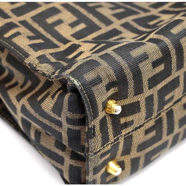 フェンディ FENDI ヴィンテージ ズッカ柄 縦長トートバッグ キャンバス ブラウン G金具 【67938】 : atlantis - 通販 ...
