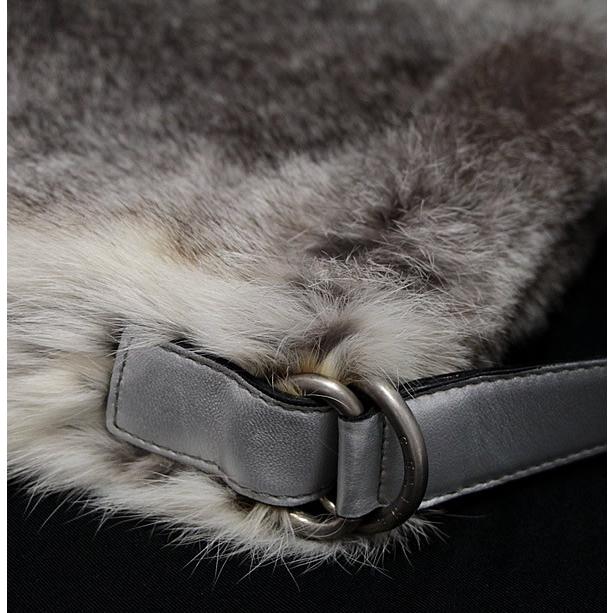 美品 セリーヌ CELINE ショルダーバッグ ラビットファー×レザー グレー系×シルバー 【67980】 : atlantis - 通販 ...