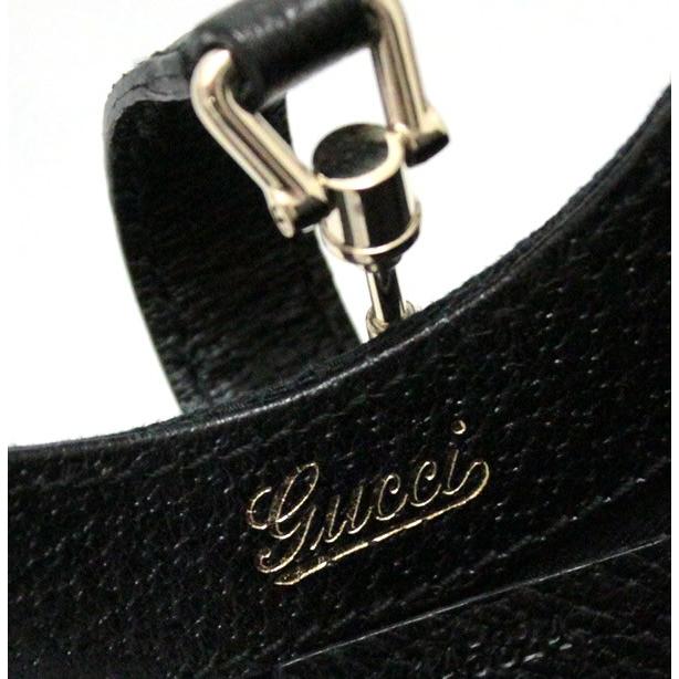 美品 グッチ GUCCI ニュージャッキー スモール ハンドバッグ GG柄 キャンバス罰×レザー 黒 145824 【68198 ...